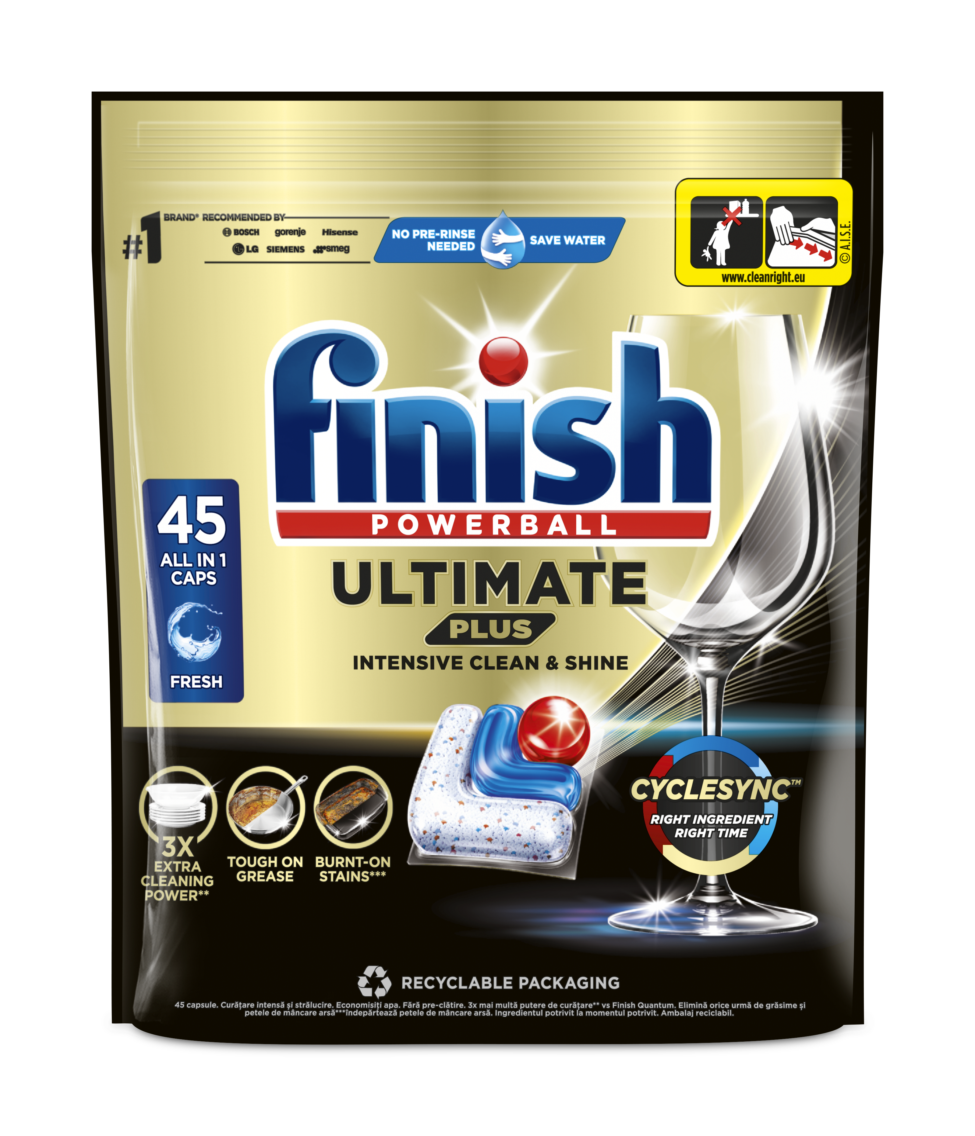 Finish Ultimate Plus All in 1 45 Fresh | Finish® CZ
