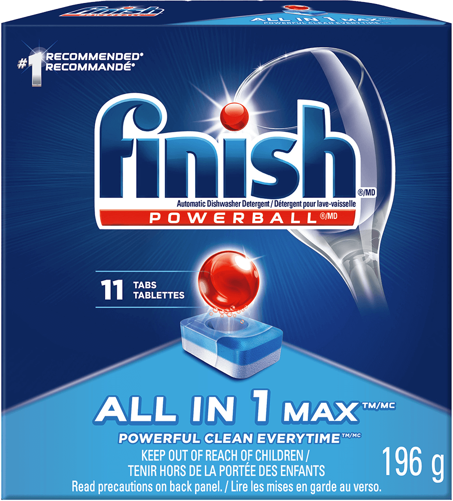 Finish® All-In-1 Max Dishwasher Tablets 11 Regular | Finish CA