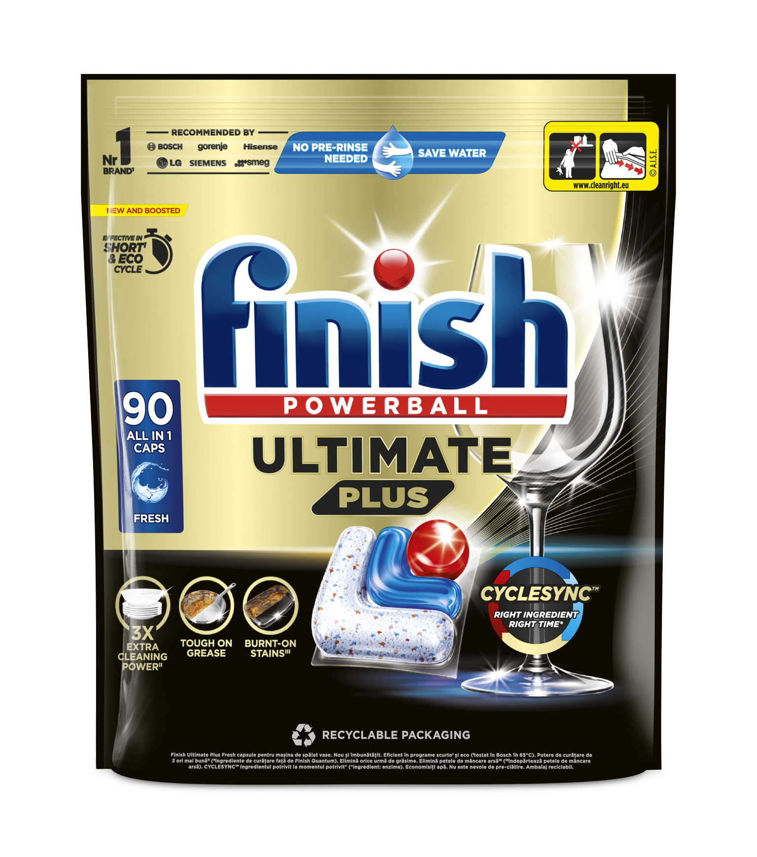 Finish Ultimate Plus Regular, 90 capsule | Finish® RO