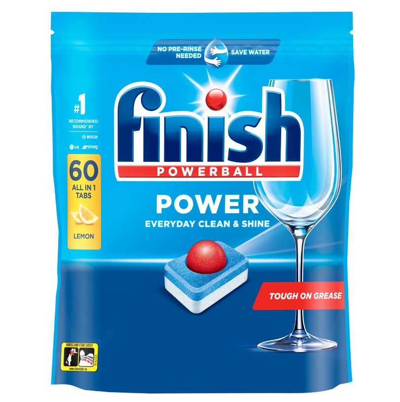 Finish® All-In-1 Max Dishwasher Tablets 60 Lemon | Finish® NZ