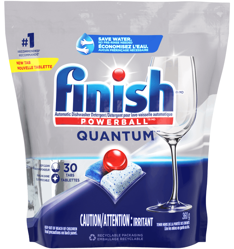 Finishᴹᴰ Quantum Tablettes pour lave-vaisselle 30 Regular | Finish CA