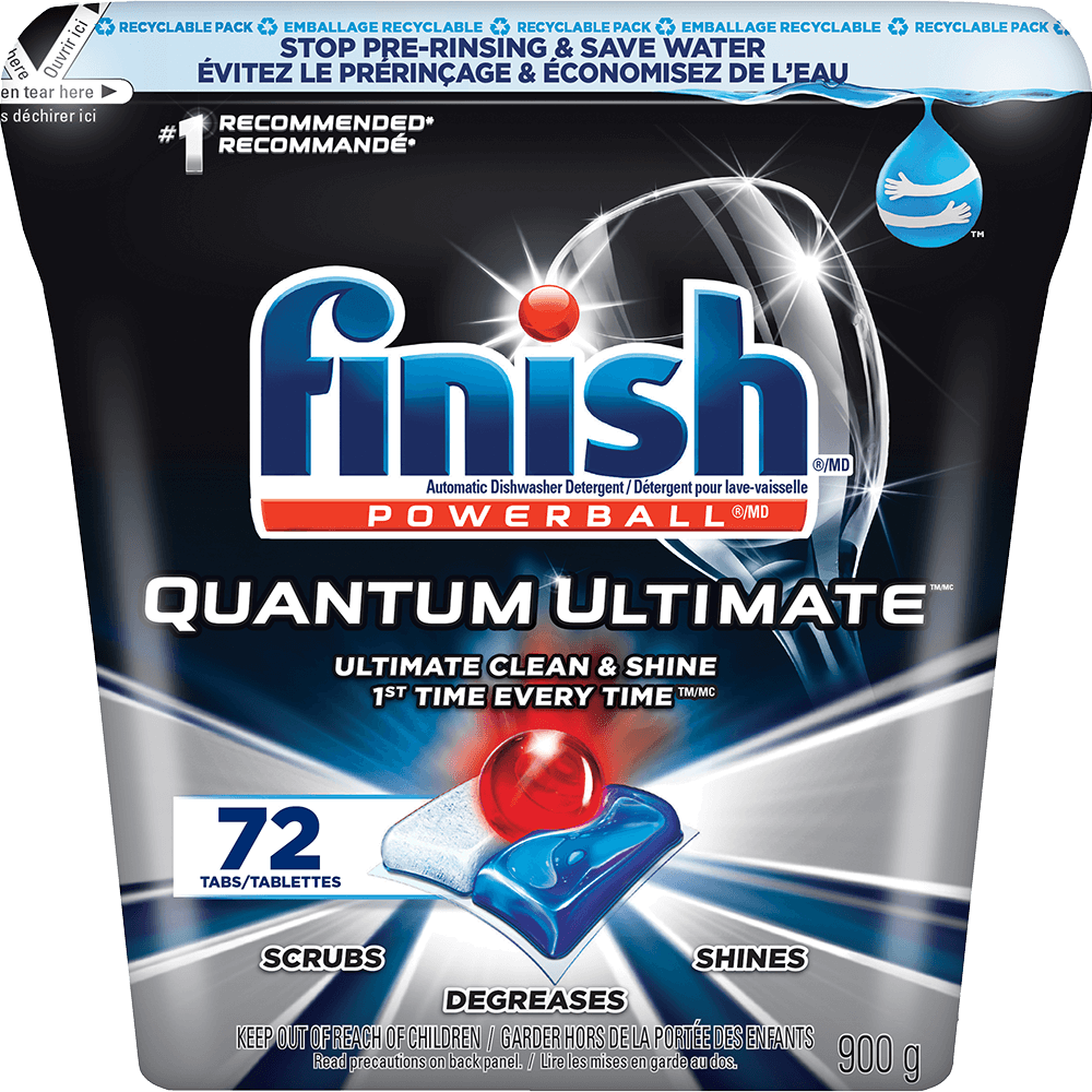 Finish® Quantum Ultimate™ Dishwasher Tablets 72 Regular | Finish® CA