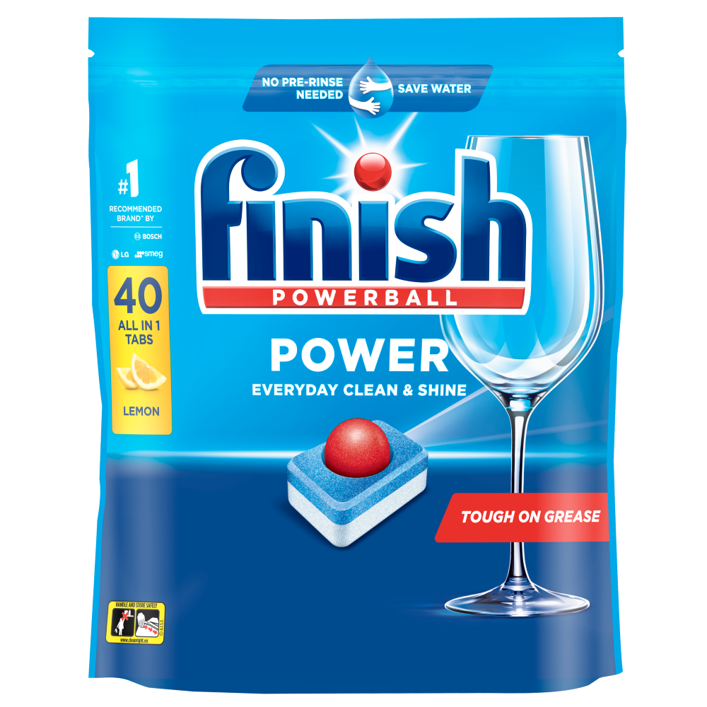 Finish Power All in One 40 Tabs Lemon | Finish® AU