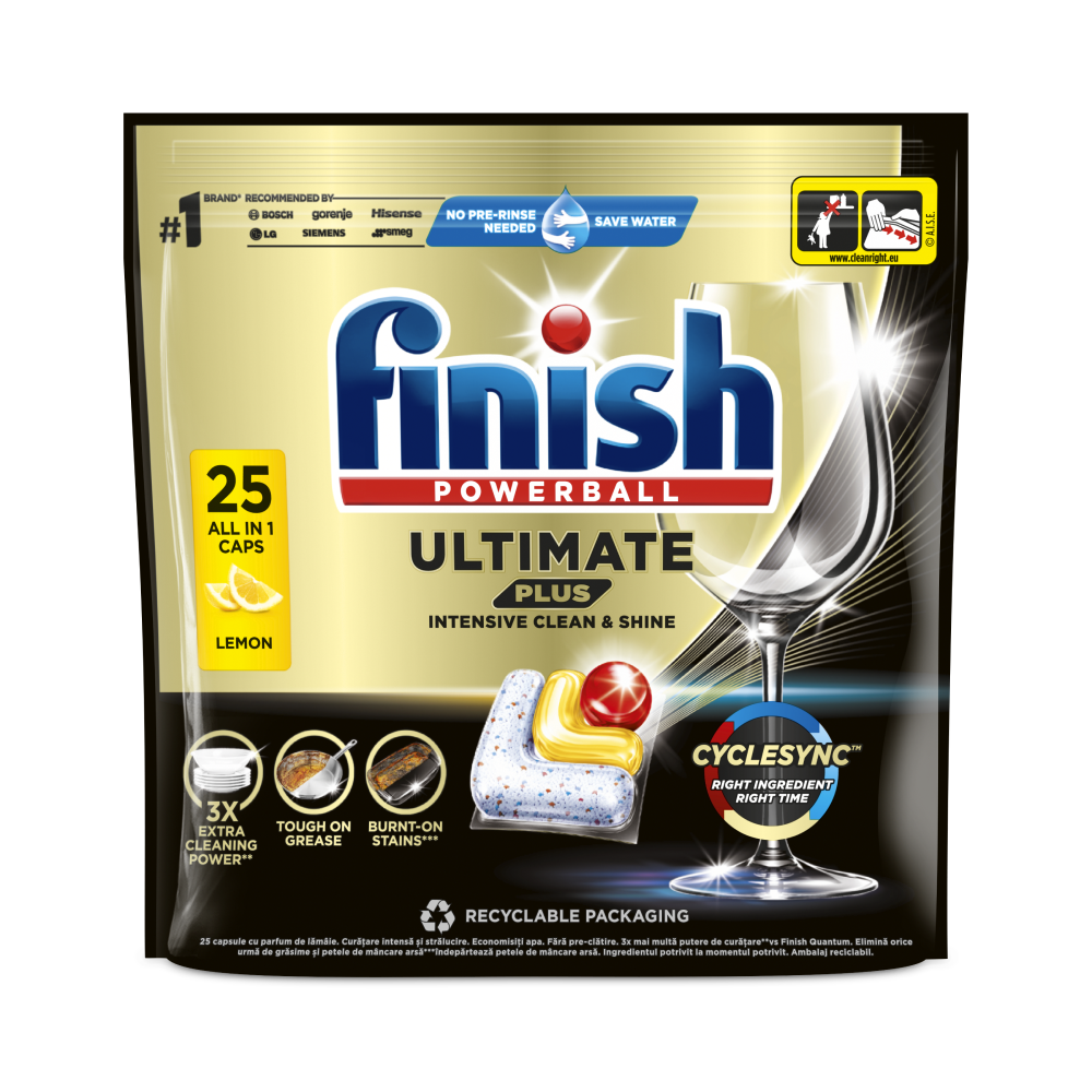 Finish Ultimate Plus 25 lemon | Finish® PL