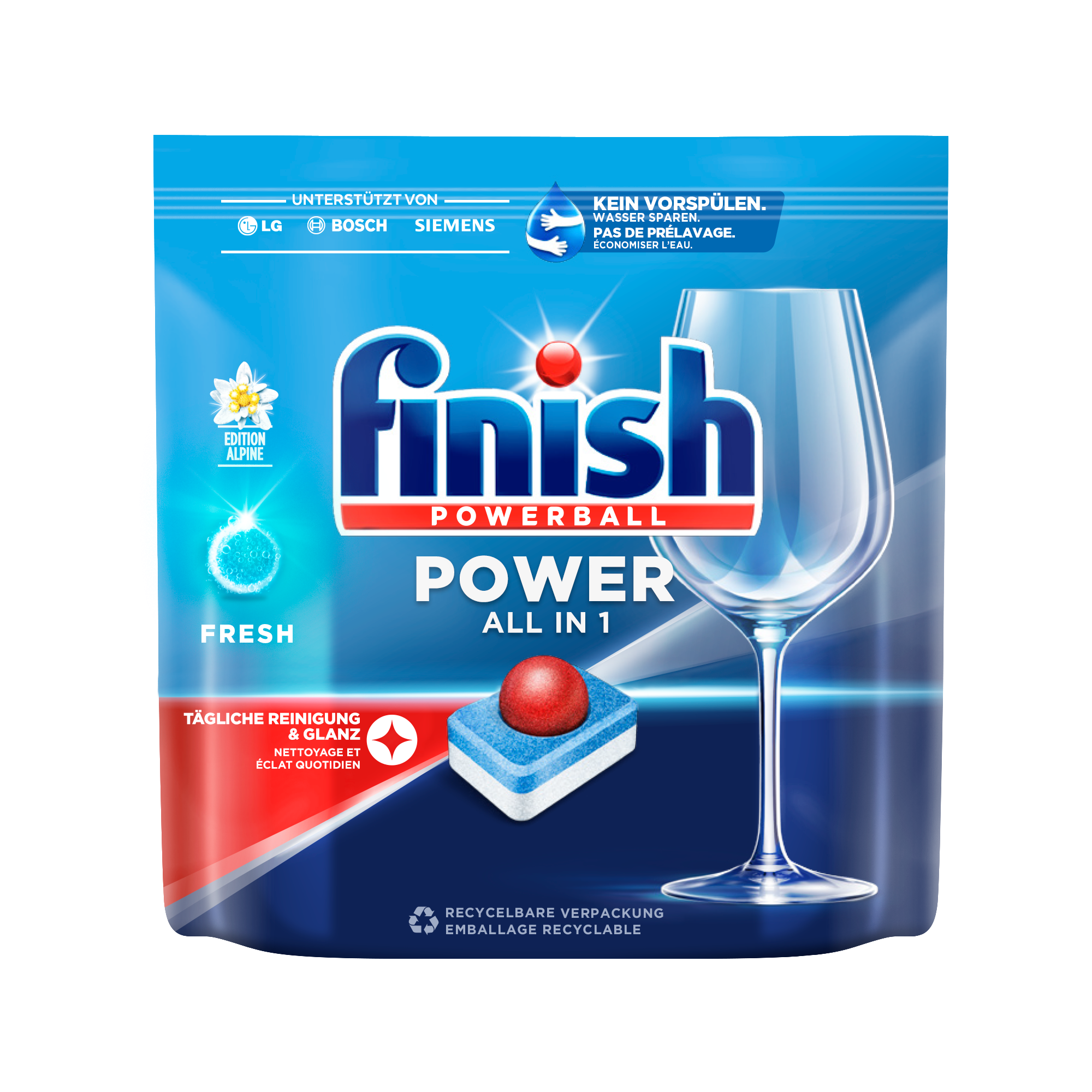 Finish Power All in 1 Tablettes lave-vaisselle 50 citron | Finish Suisse