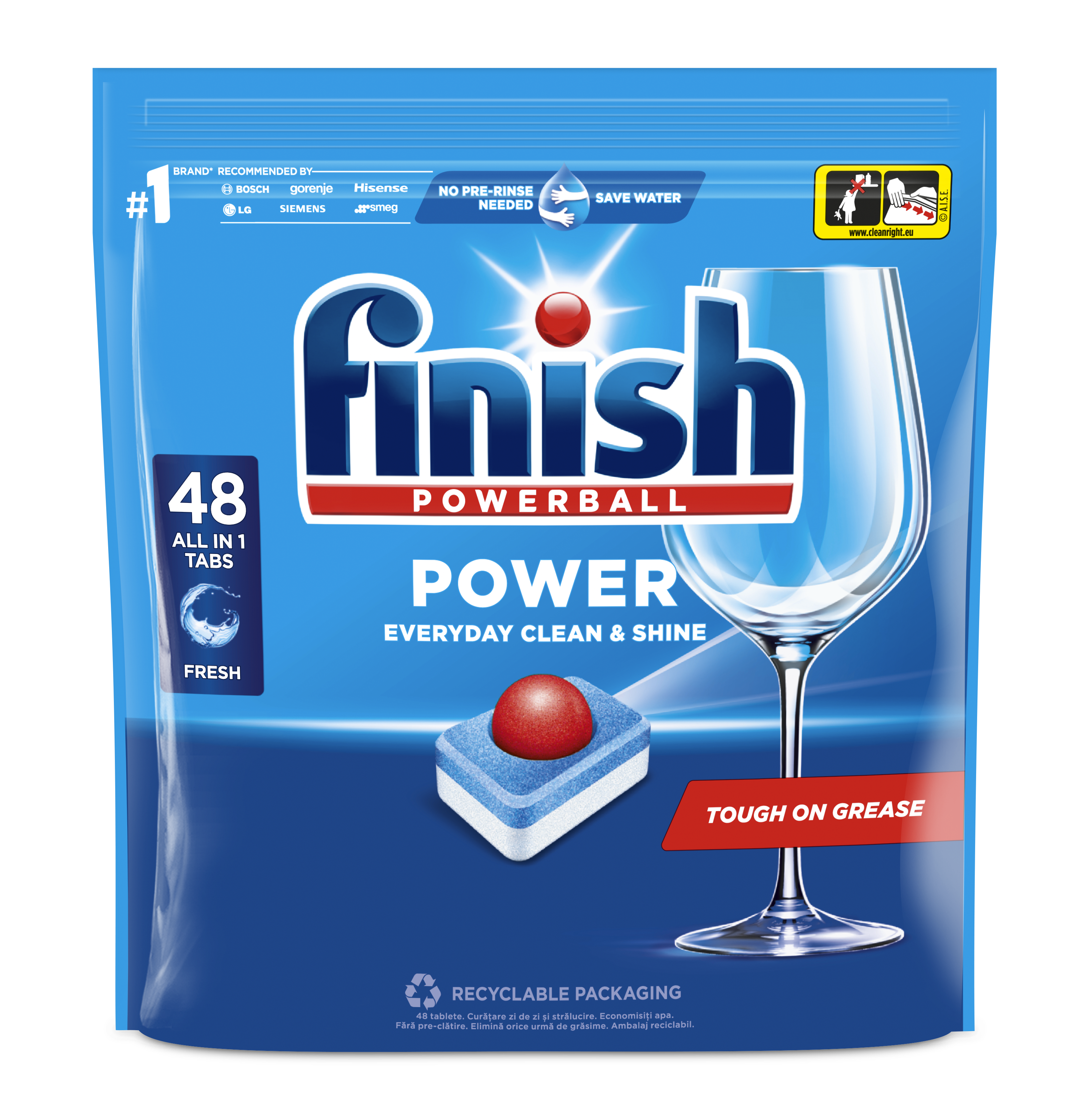 Finish Power All in 1 48 Fresh | Finish® CZ