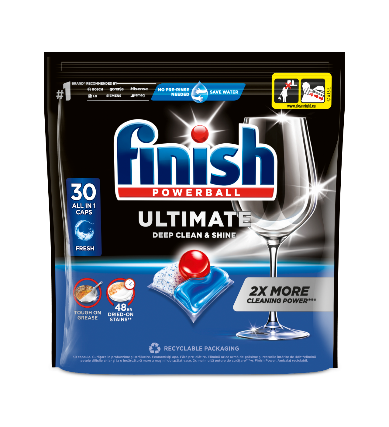 Finish Ultimate Fresh, 30 capsule | Finish® RO