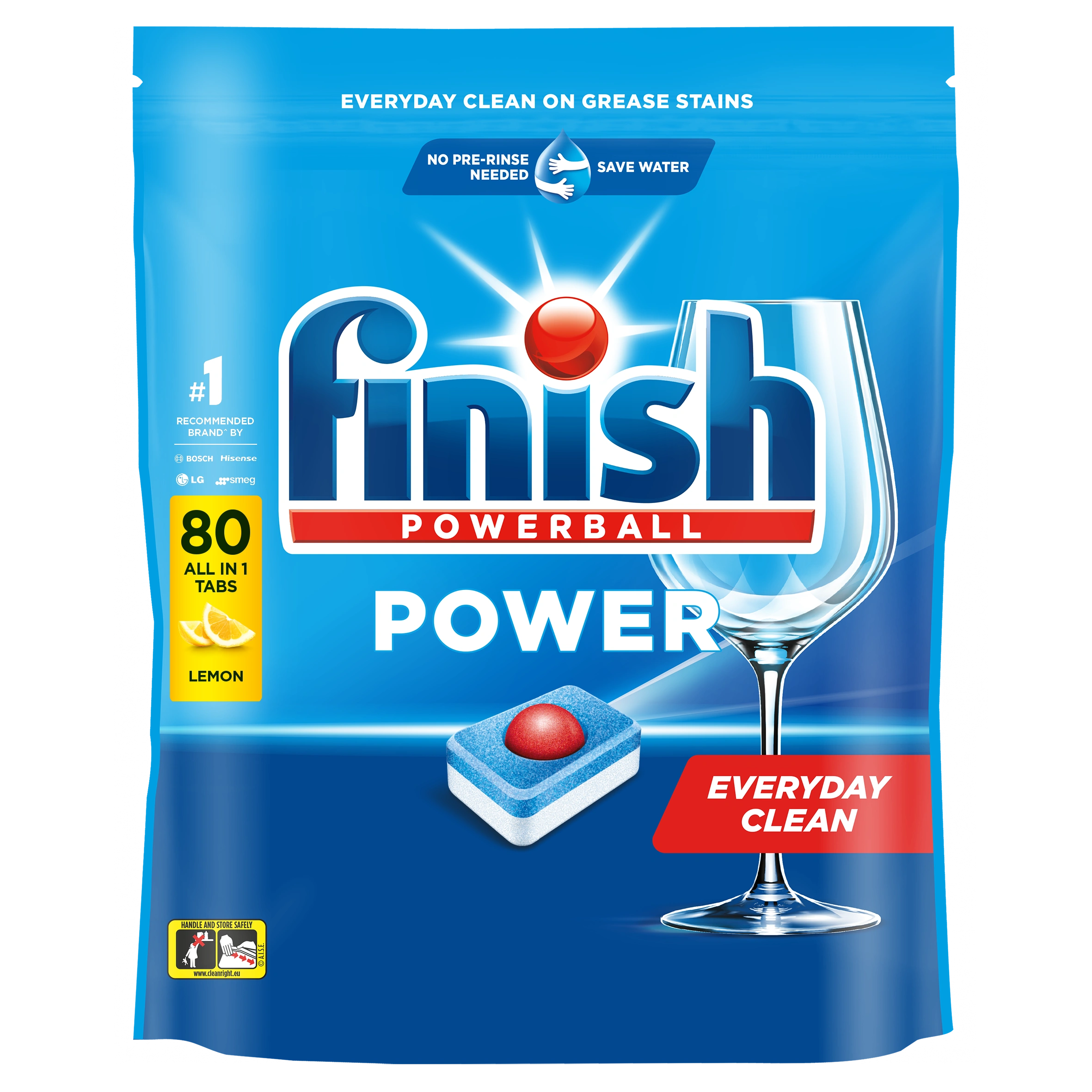 Finish Power All in One 80 Tabs Lemon | Finish® AU