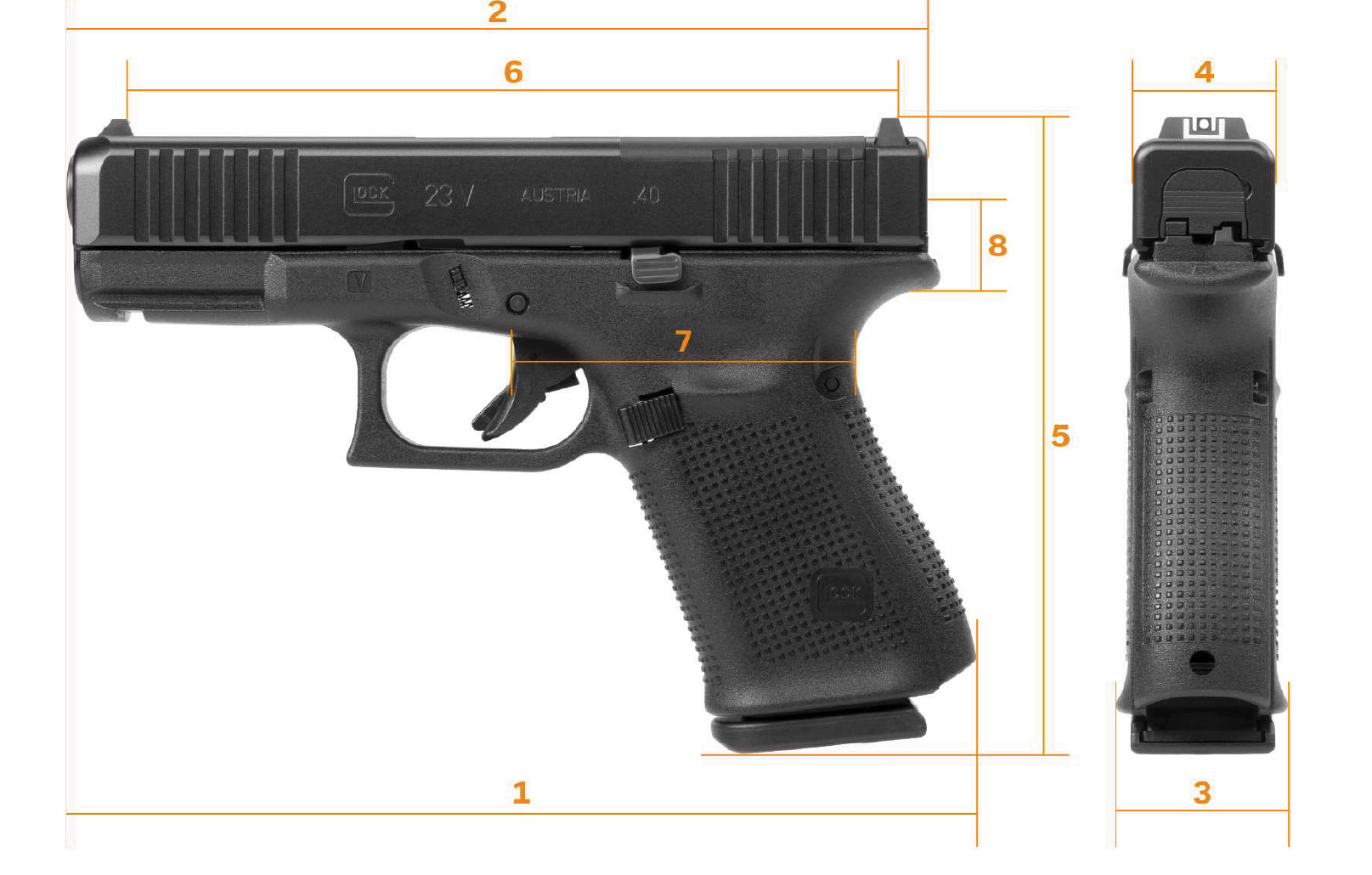 Glock 23 Gen 5 Mos