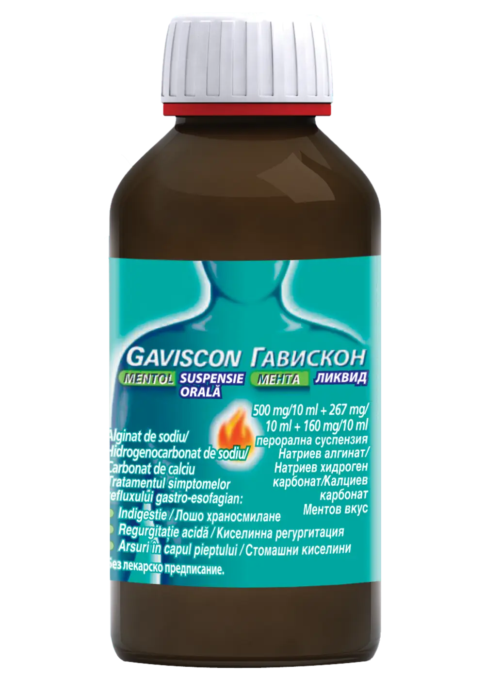 Gaviscon Mentol suspensie orala | Gaviscon RO